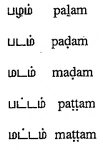 Tamil Script Learners Manual » Module 02